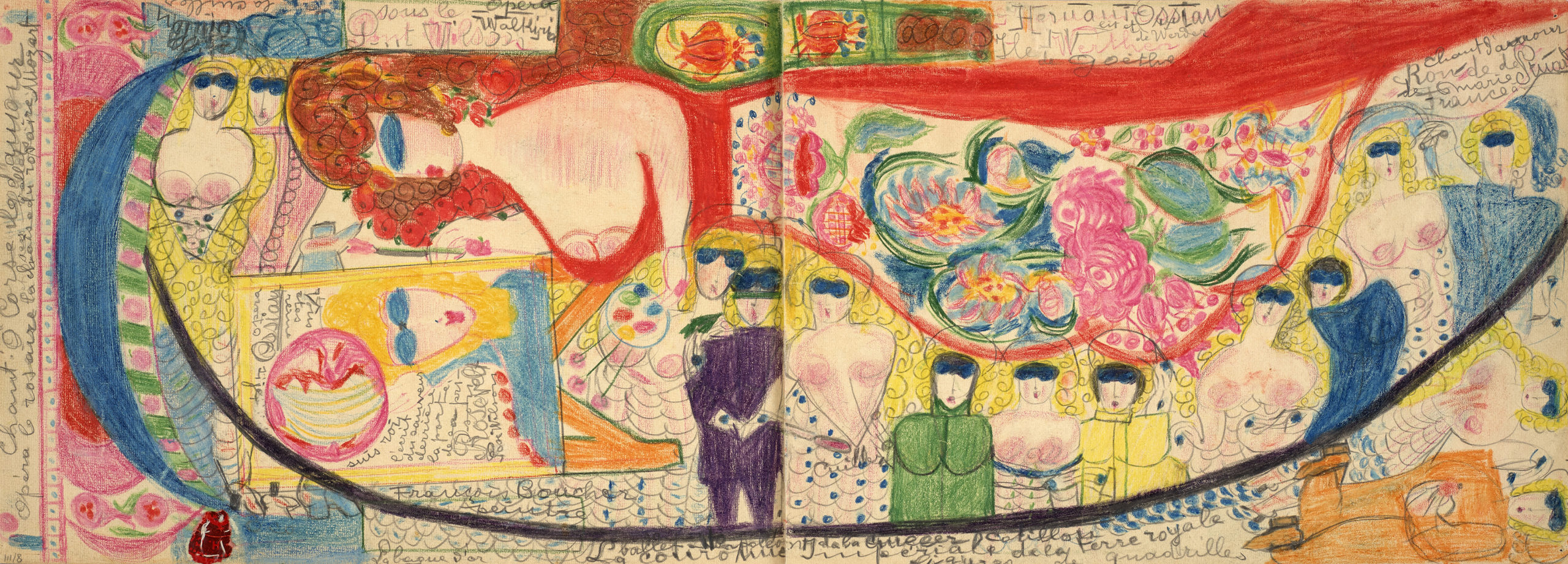 Aloïse Corbaz. La folie papivore - Musée cantonal des Beaux-Arts