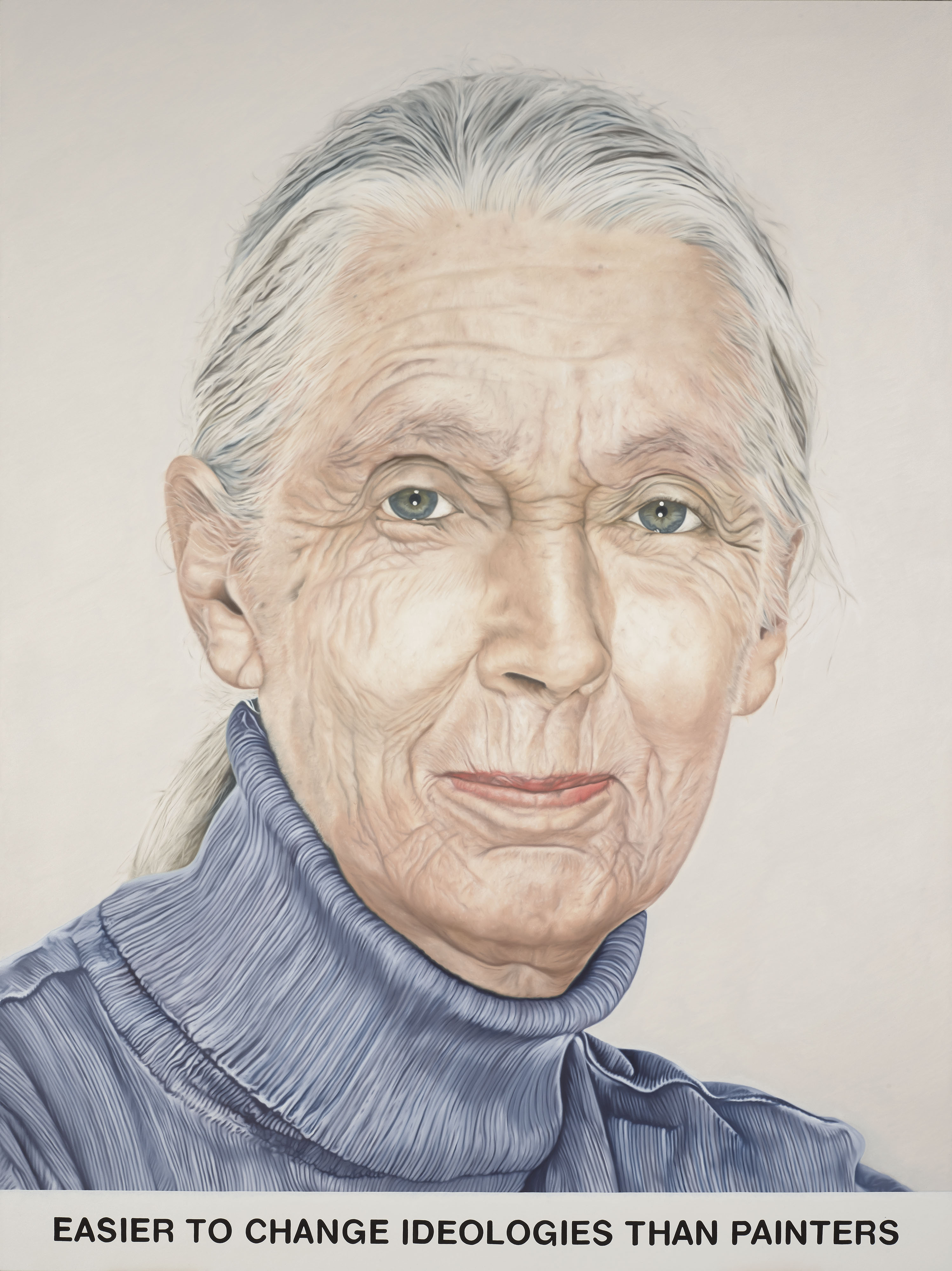 Reflections on Painting #3 (Jane Goodall) - Musée cantonal des Beaux-Arts